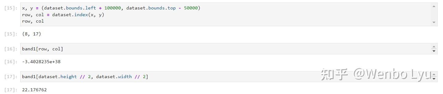 python栅格数据处理学习记录一之初识rasterio - 知乎