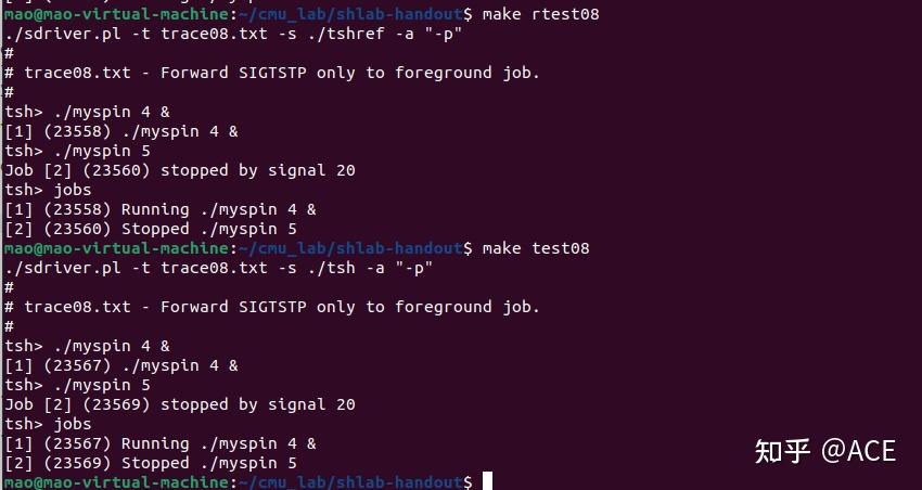 CSAPP课程Lab5 Shell Lab - 知乎