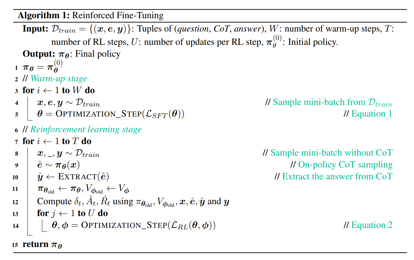 ReFT: Reasoning with REinforced Fine-Tuning - 知乎