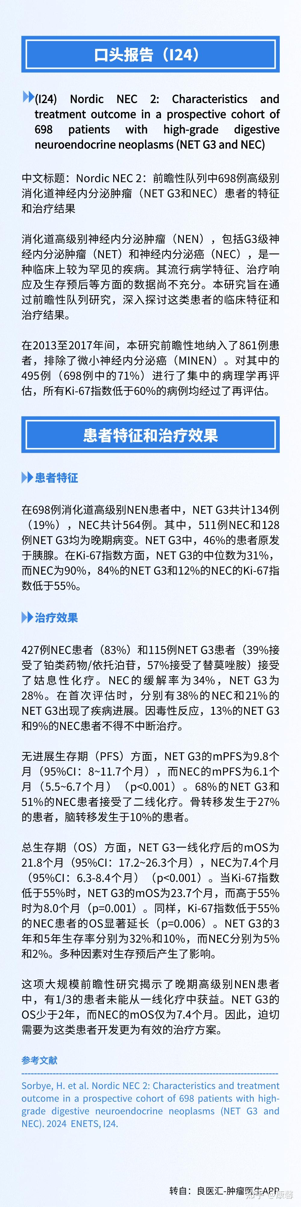 高级别神经内分泌肿瘤（NET G3/NEC）患者的生存获益如何？ - 知乎