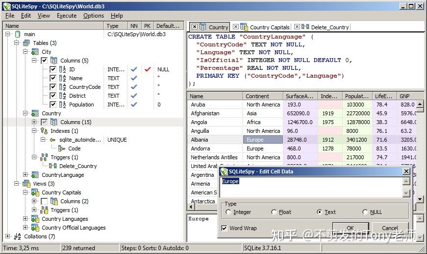 SQLiteSpy：一款轻量级的SQLite管理工具 - 知乎