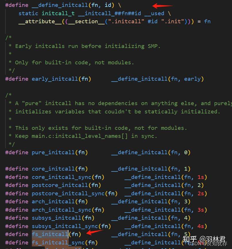 linux内核initcall放置在各个section中函数执行流程 - 知乎