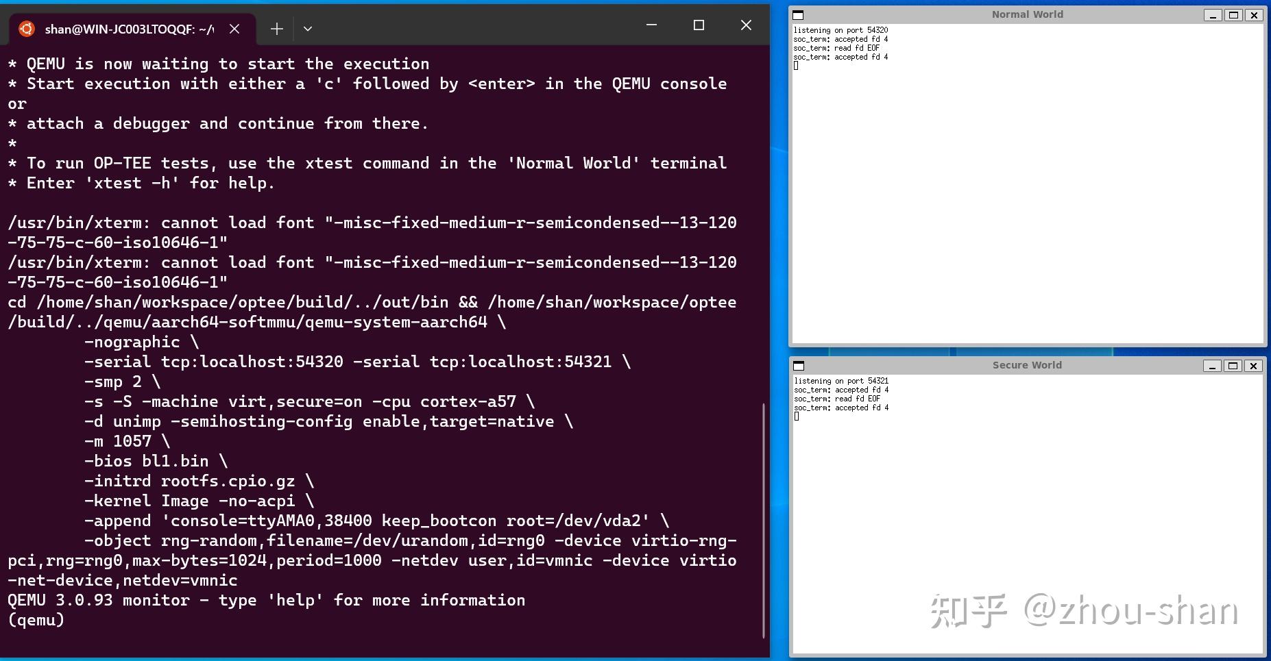 基于QEMU搭建OP-TEE调试环境 - 知乎