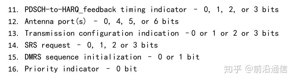DCI格式介绍-Format1系列 - 知乎