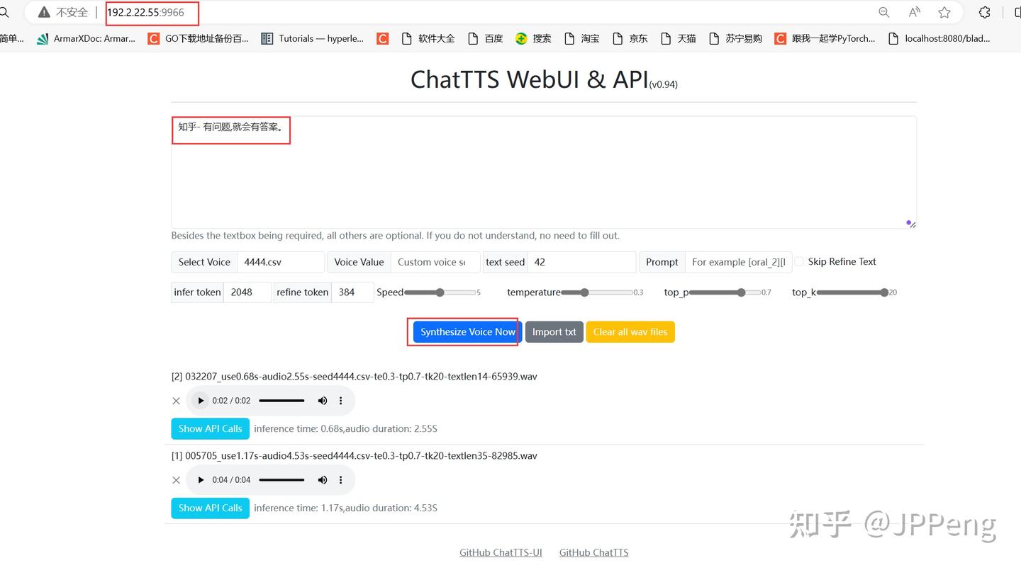 ChatTTS:文本一键变语音ChatTTS WebUI & API - 知乎