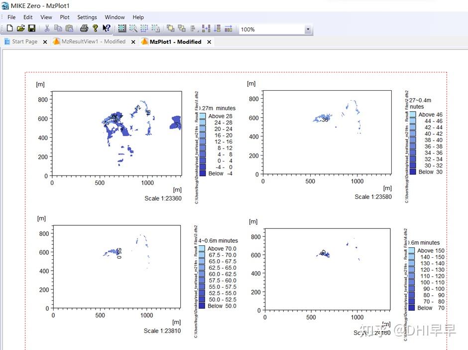 如何用MIKE 21水动力模型的生成结果分析计算得到洪水风险图（2） - 知乎