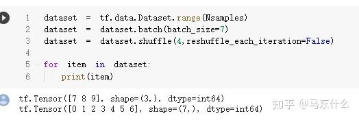 tf的dataset中的shuffle repeat batch的操作顺序的影响 - 知乎