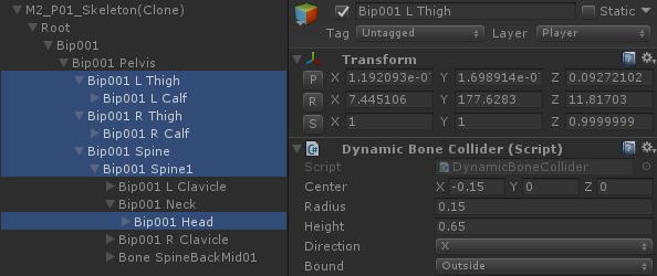 [2018.9]DynamicBone的使用 - 知乎