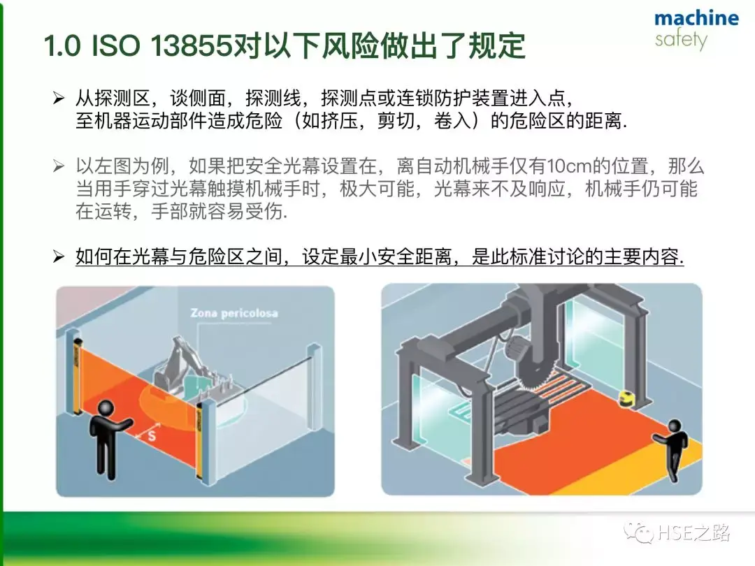 机械安全第三课>ISO 13855 光栅最小安全距离 - 知乎