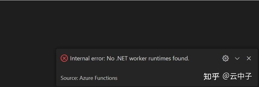 【Azure Function】在VS Code中创建Function项目遇见 No .NET worker runtimes found - 知乎