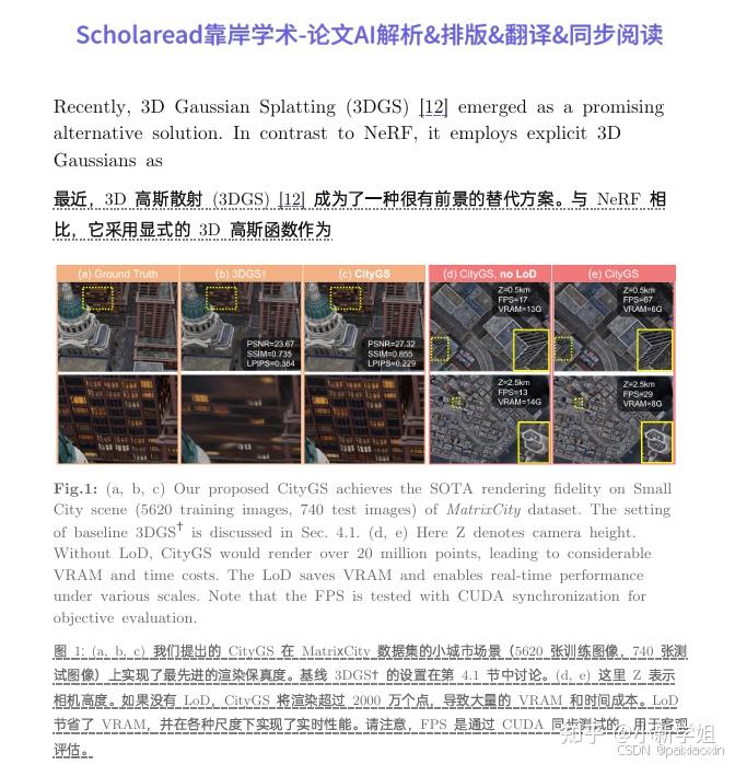 ECCV2024论文解读|CityGaussian: Real-time High-quality Large-Scale Scene ...
