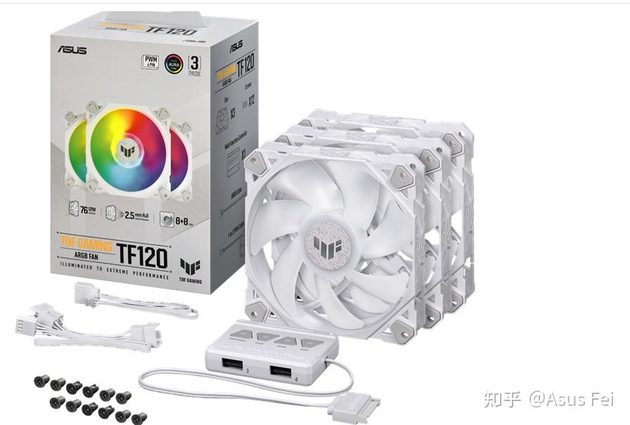风扇TUF GAMING TF120 ARGB（白色） - 知乎