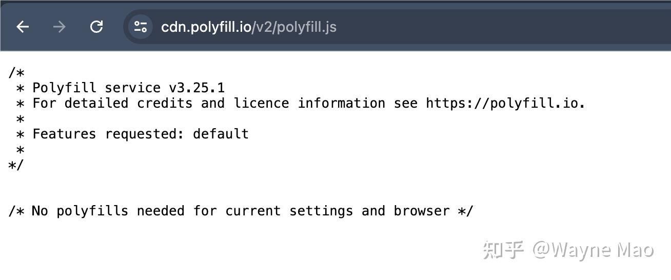 polyfill.js 突然爆雷了 - 知乎
