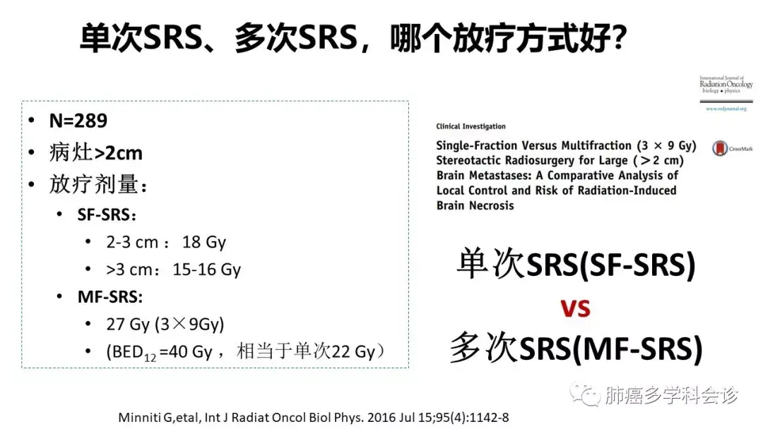 SRS 和全脑放疗怎么选择用才能让肺癌脑转移患者最大获益？ - 知乎