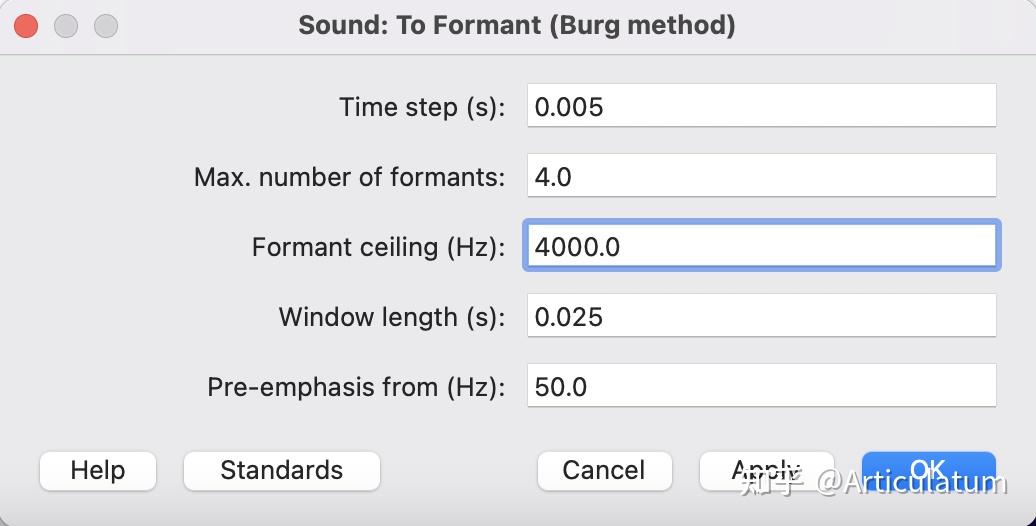 Praat脚本入门 (5) 提取共振峰 - 知乎