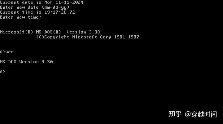 穿越时间的操作系统界面考古1-MS-DOS的历史与彩色命令提示符 - 知乎