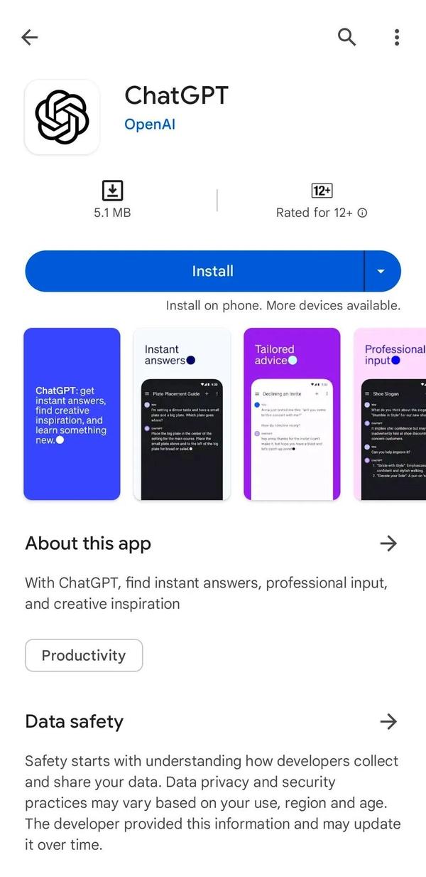 ChatGPT安卓版发布！免费使用！（附下载地址） - 知乎