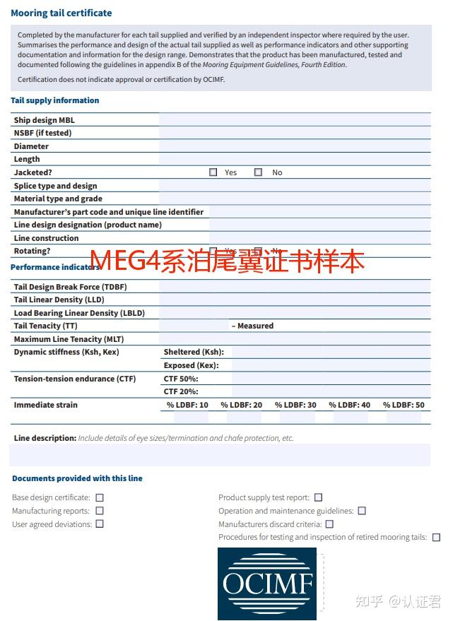 国际认证---系泊设备指南第4版(MEG4)介绍1 - 知乎
