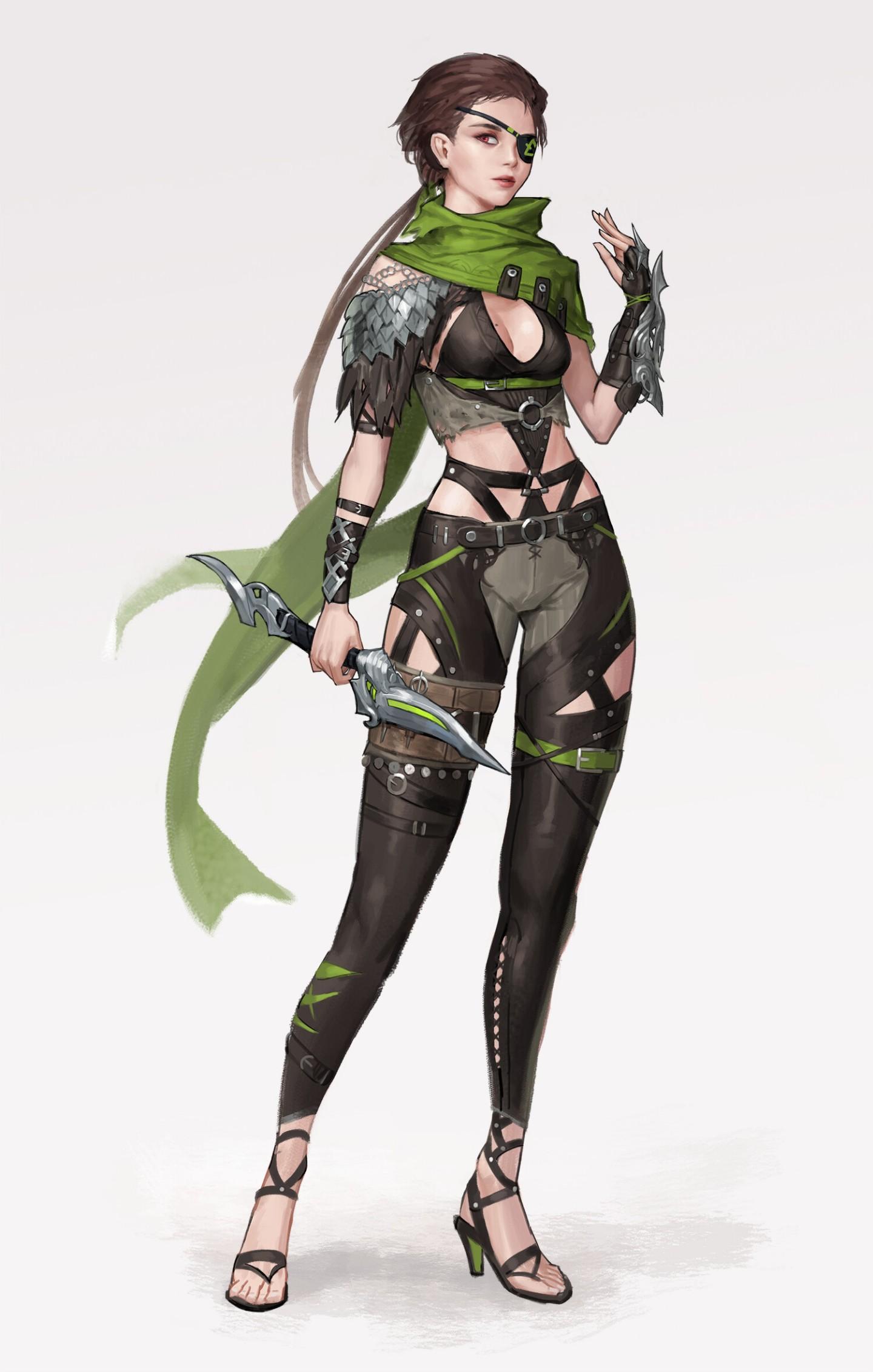 【元素推荐】韩国画师Cotta -作品欣赏130p 韩风角色 美女 - 知乎