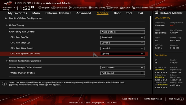 华硕主板 BIOS POST 提示——CPU Fan speed detection error! - 知乎