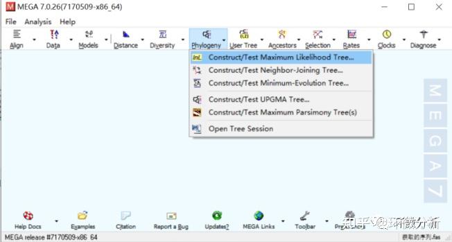 如何使用MEGA软件构建系统发育树_速成实用经验 - 知乎