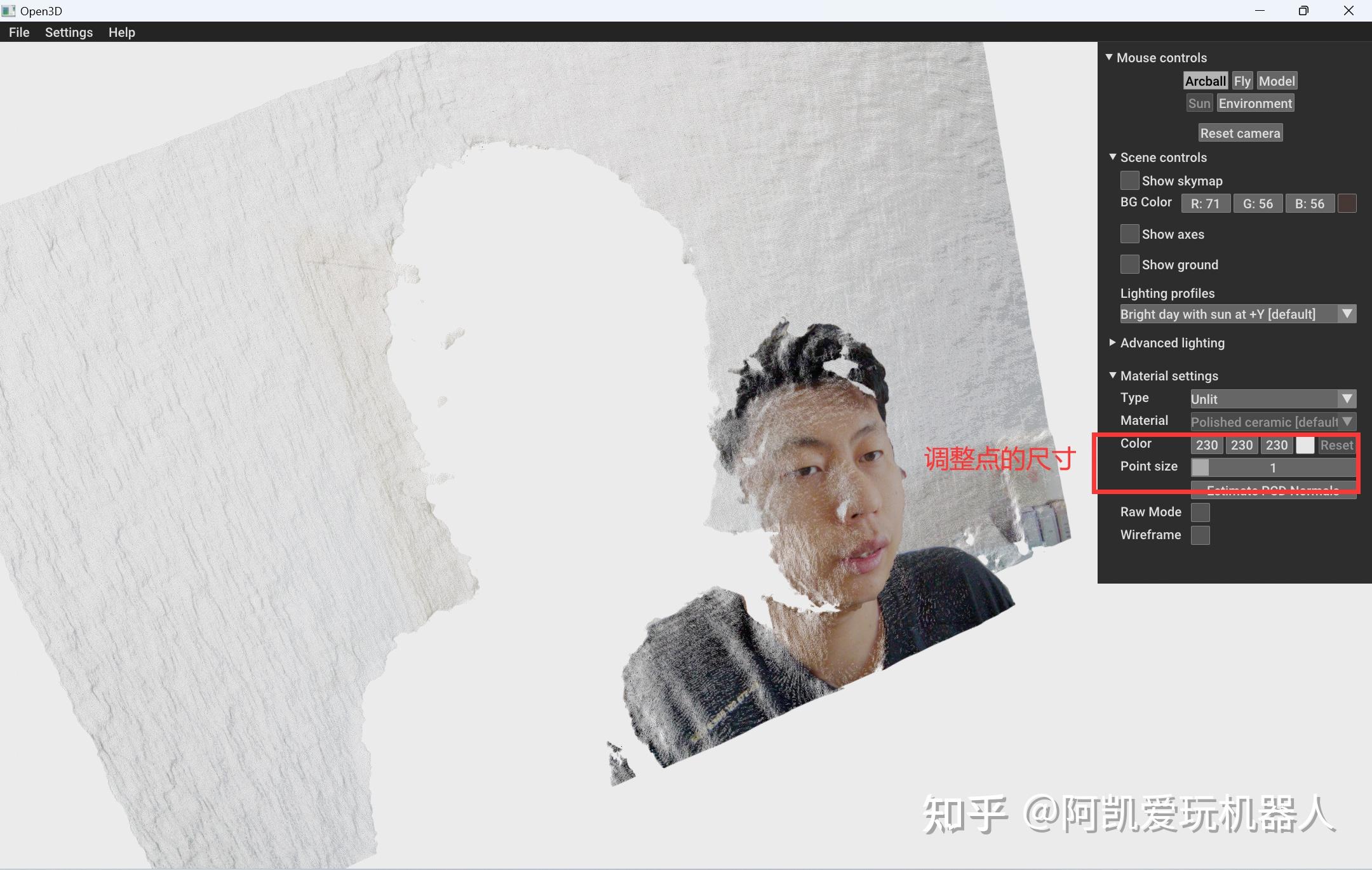 Open3D可视化窗口点云预览(Windows) - 知乎