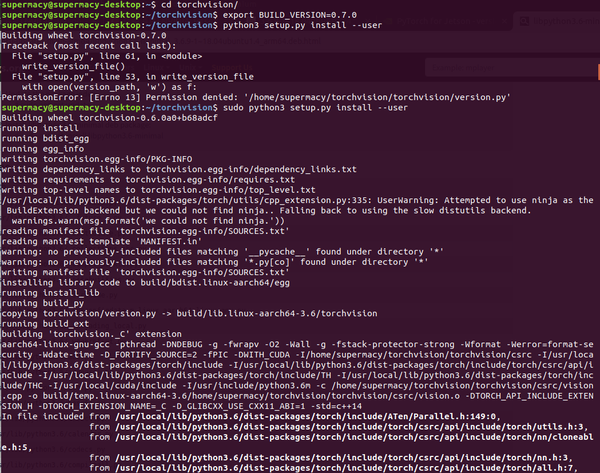 NVIDIA Jetson NX安装torchvision教程 - 知乎