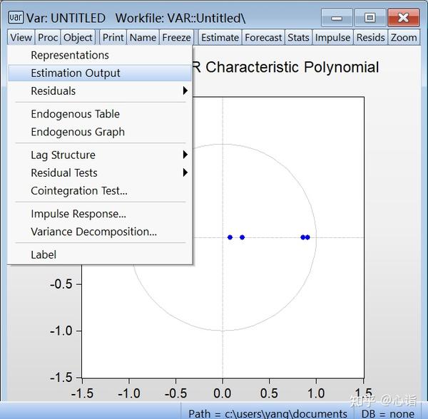 Eviews Var模型 - 知乎