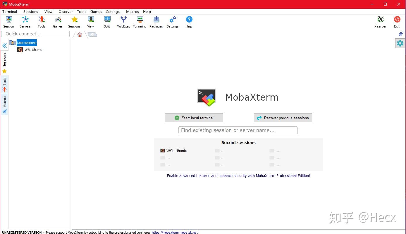 Win10使用MobaXterm配置WSL可视化开发环境 - 知乎