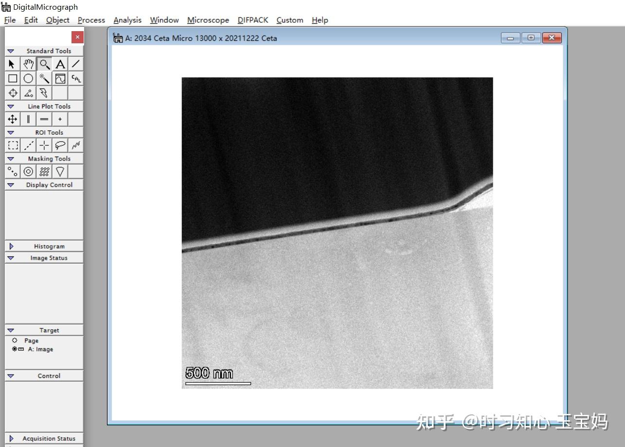 透射电镜（TEM）数据处理软件使用方法/DigitalMicrograph 处理TEM图片操作过程 晶面间距的计算 - 知乎