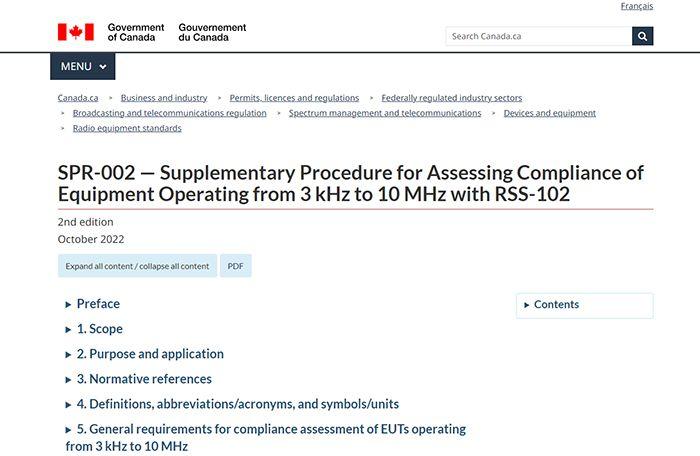 加拿大RSS-102发布新版补充程序SPR-002 - 知乎