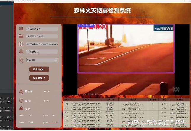 如何构建一个基于yolov8的森林火焰烟雾检测系统,并使用pyqt5设计一个简洁的ui界面。这个系统将支持视频文件、图片文件的检测以及实时摄像