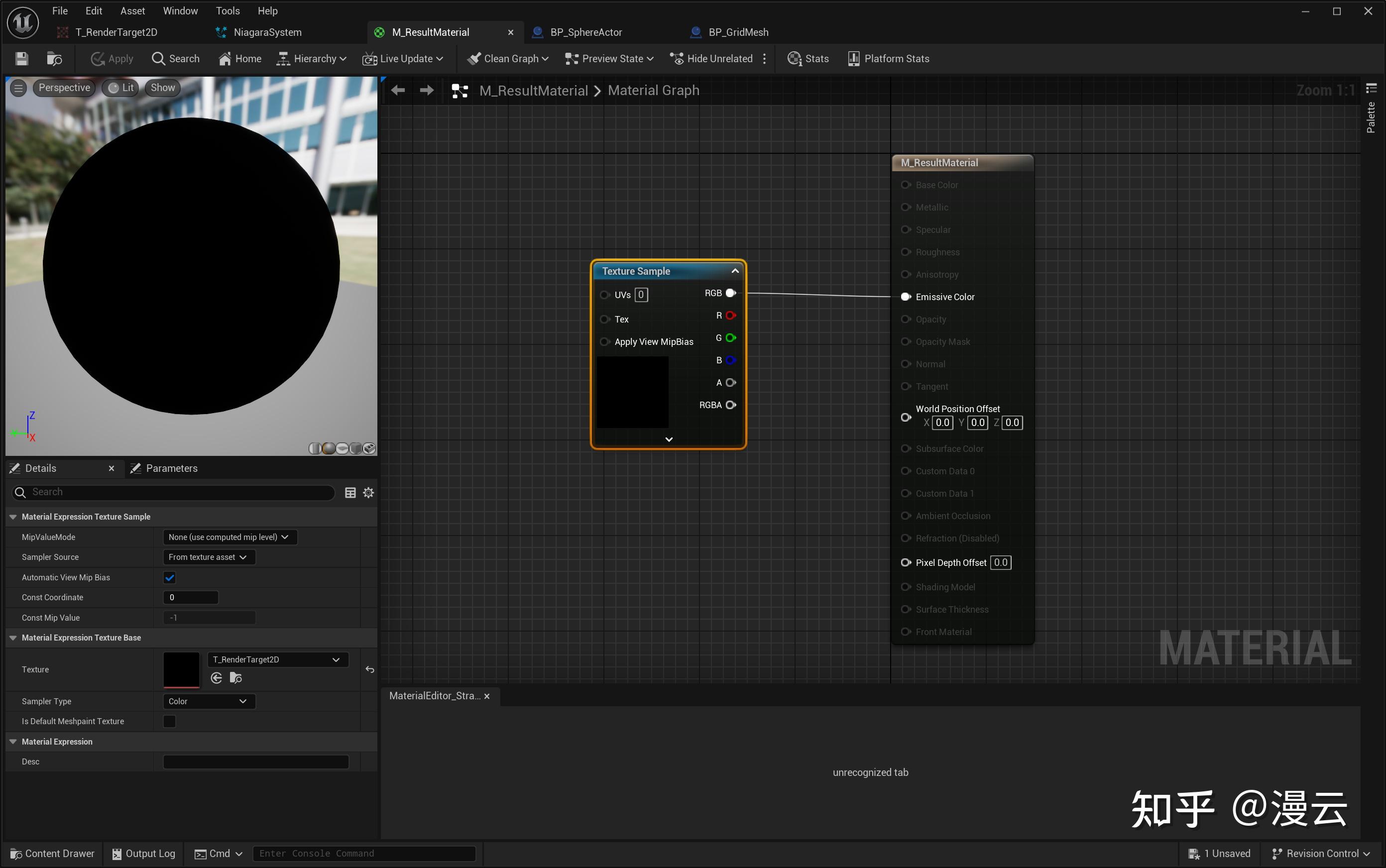 【UE】Niagara读写RenderTarget（曲线实现Compute Shader） - 知乎