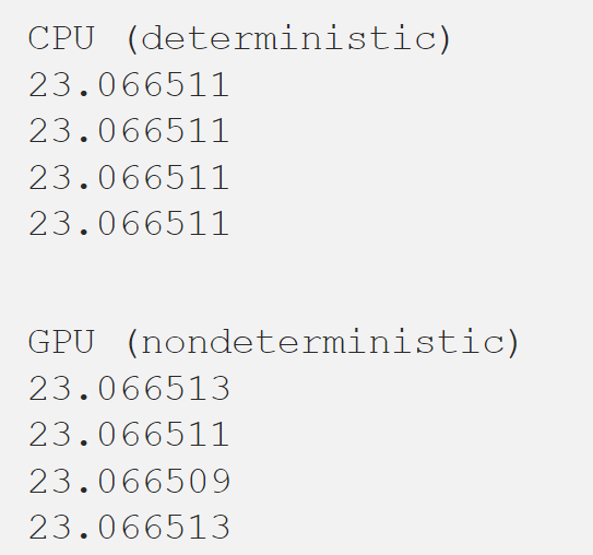 GPU计算/Tensorflow/Pytorch中的不确定性(non-determinism) - 知乎