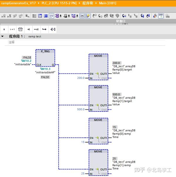西门子SCL编程实例——斜坡发生器(连续版) - 知乎