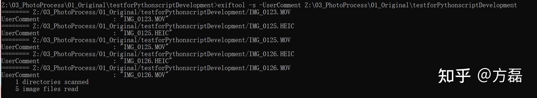 Exiftool命令行基本操作实践与提高(Windows) - 知乎