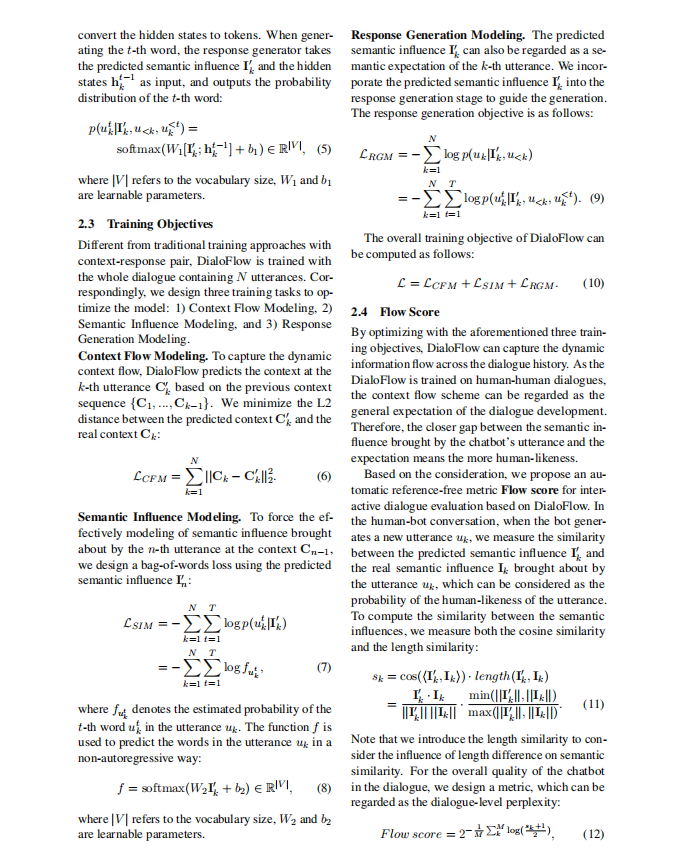 Conversations Are Not Flat:Modeling the Dynamic Information Flow across ...