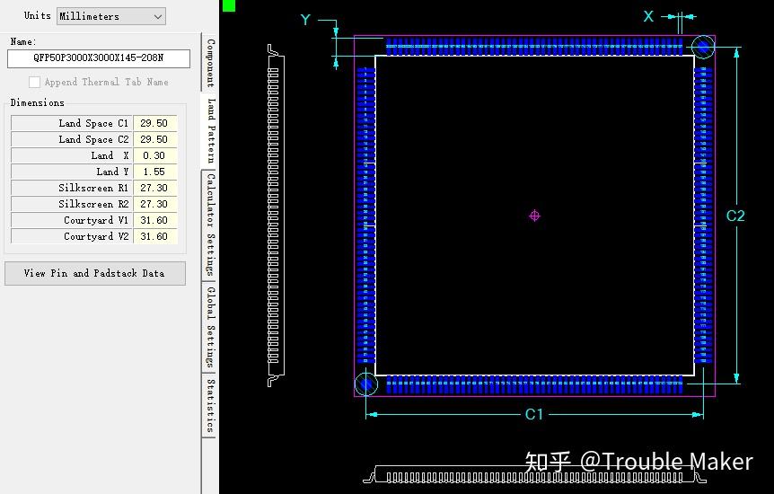 Cadence学习笔记(以TMS320c6713b为例学习绘制芯片LQFP封装) - 知乎