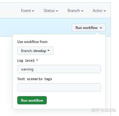 Manually Trigger a GitHub Action with workflow_dispatch简单测试 - 知乎