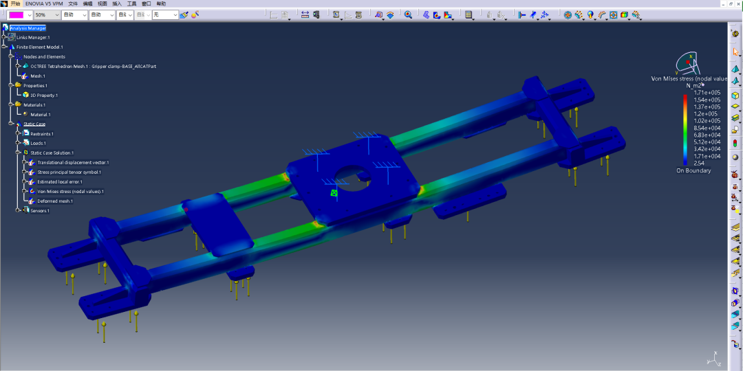 焊装夹具抓手Base板应力分析(catia有限元)方法 - 知乎
