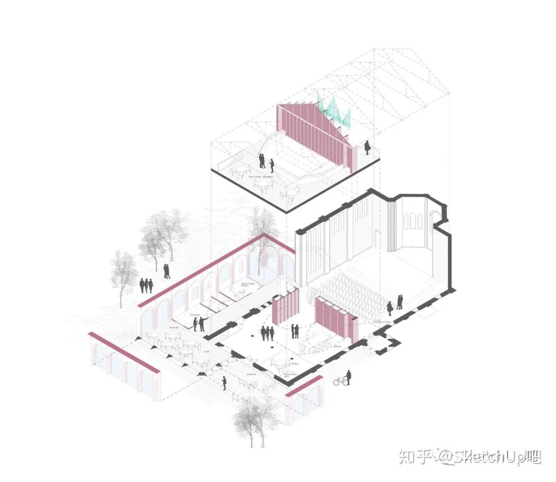 用SU+Layout如何轻松做出清新轴测图？ - 知乎