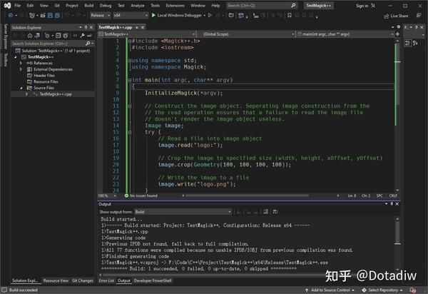 Visual Studio 中 Magick++ API 环境的配置 - 知乎