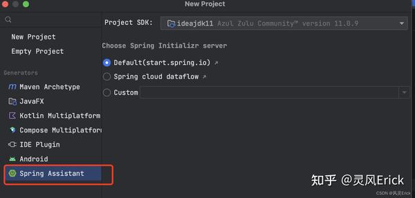 Idea20223x社区版插件“intellij Spring Assistant” 知乎 