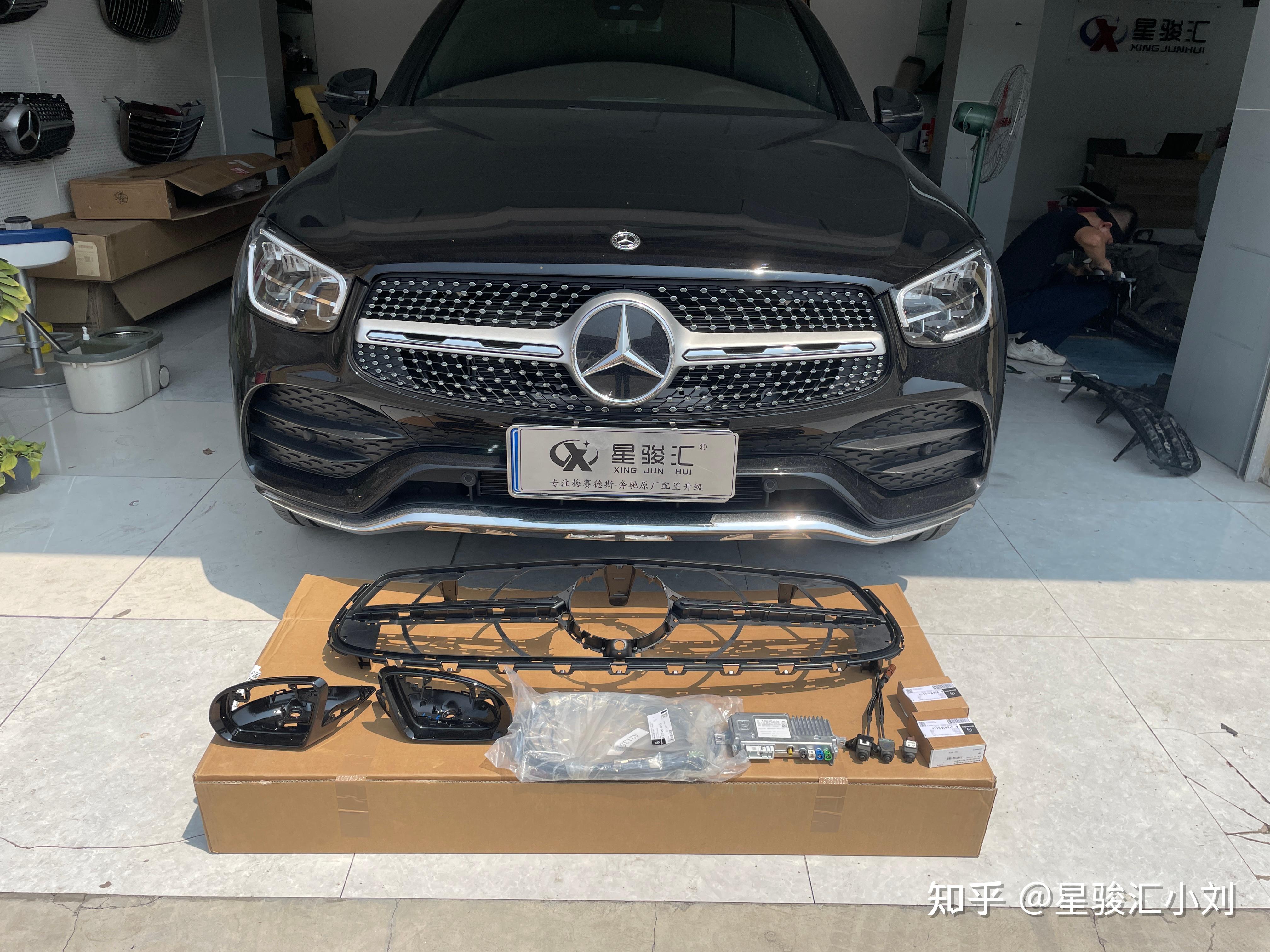 22款奔驰GLC260豪华型升级原厂360全景影像系统，新手秒变老司机 - 知乎