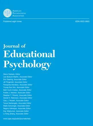 期刊 | 教育心理学领域顶刊《Journal of Educational Psychology》 - 知乎