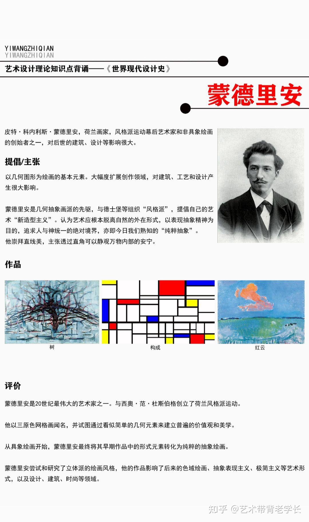 蒙德里安 - 知乎