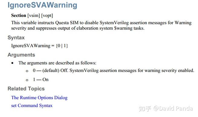 在modelsim/questasim中仿真过程中（vsim）如何关闭在Transcript中显示的warning？ - 知乎