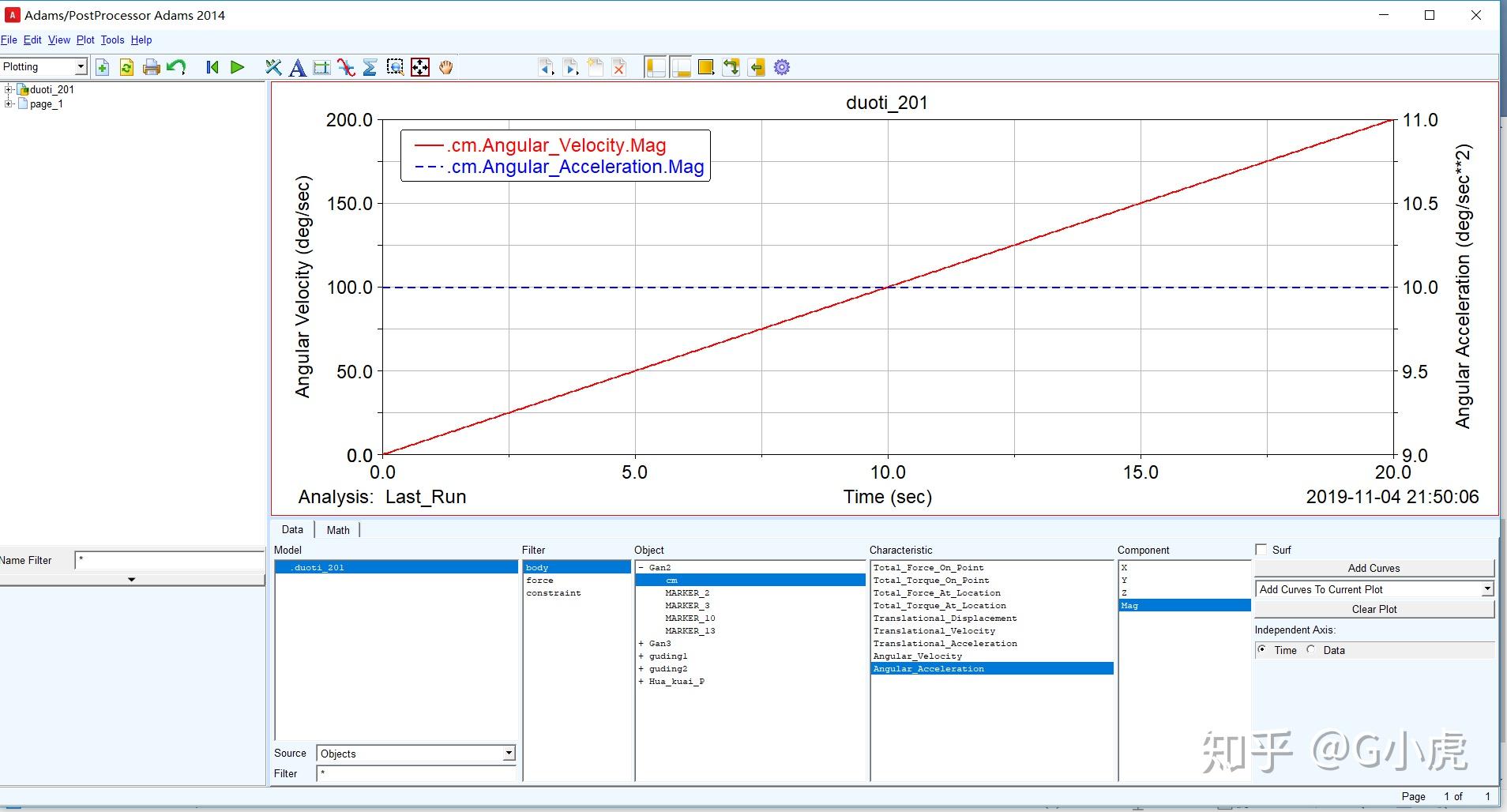 Adams如何测量两机构之间的相对运动？ - 知乎