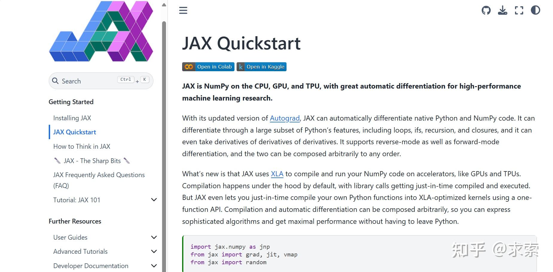 逐渐兴起的JAX（grok使用的框架），该如何入门？ - 知乎
