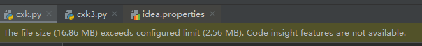 pycharm：File size exceeds configured limit 2.56M. - 知乎